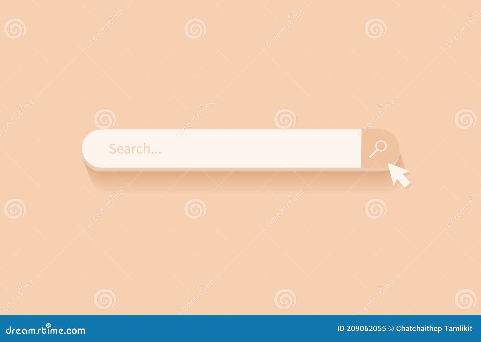 Search Bar Design Element. Search Bar for Website and UI Mobile Apps ...