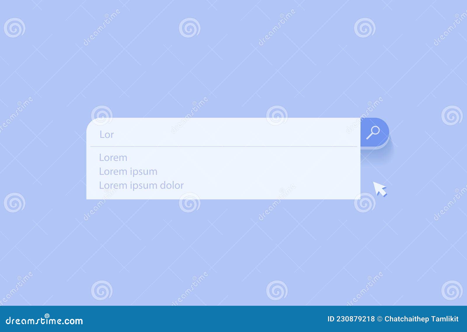 Search Bar Design Element. Search Bar for Website and UI, Mobile Apps ...