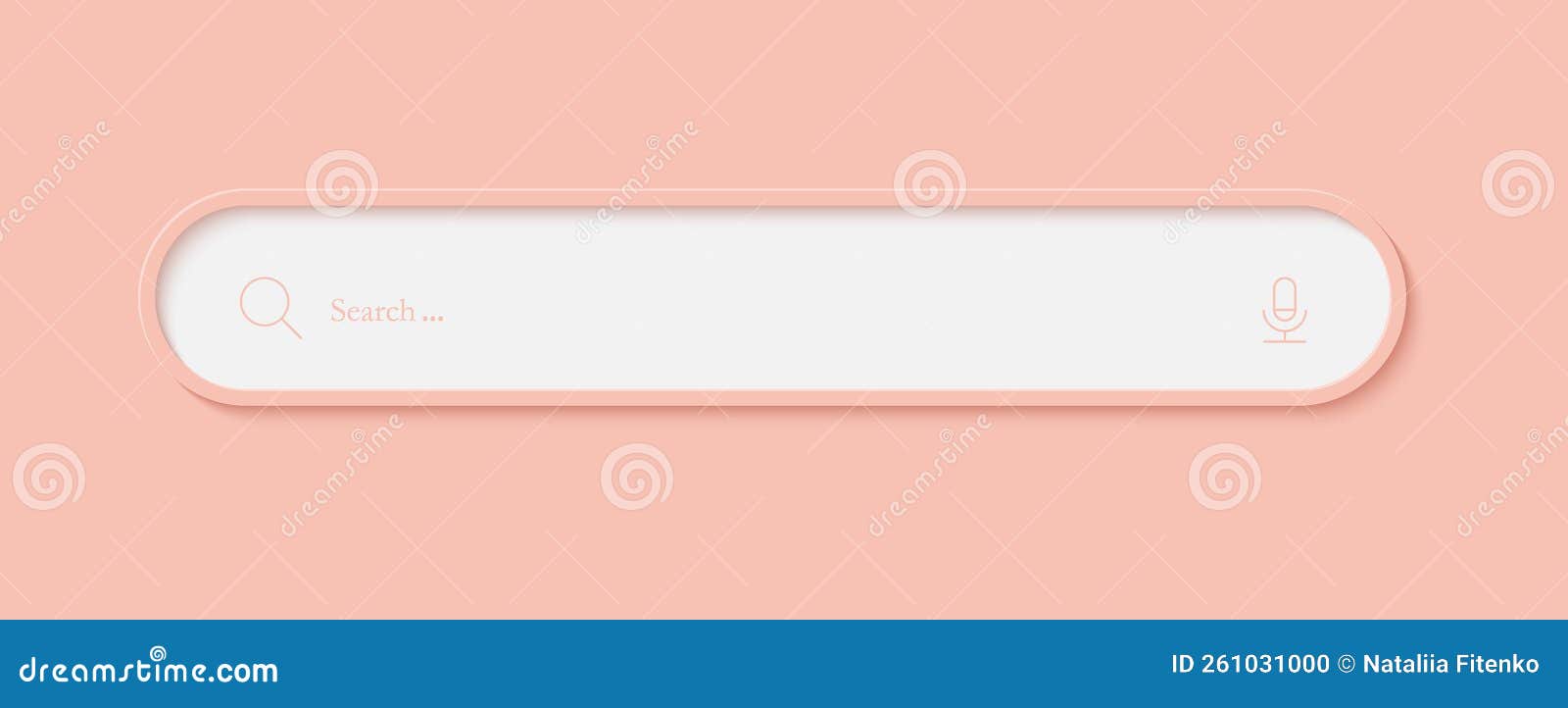 Search Bar Design Element. Search Bar for Website and UI, Mobile Apps ...