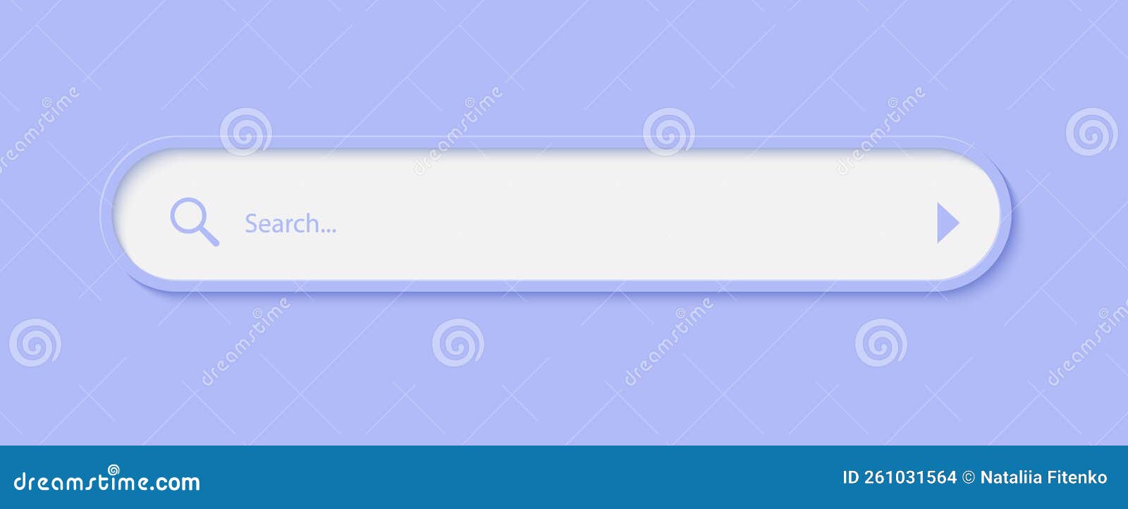 Search Bar Design Element. Search Bar for Website and UI, Mobile Apps ...
