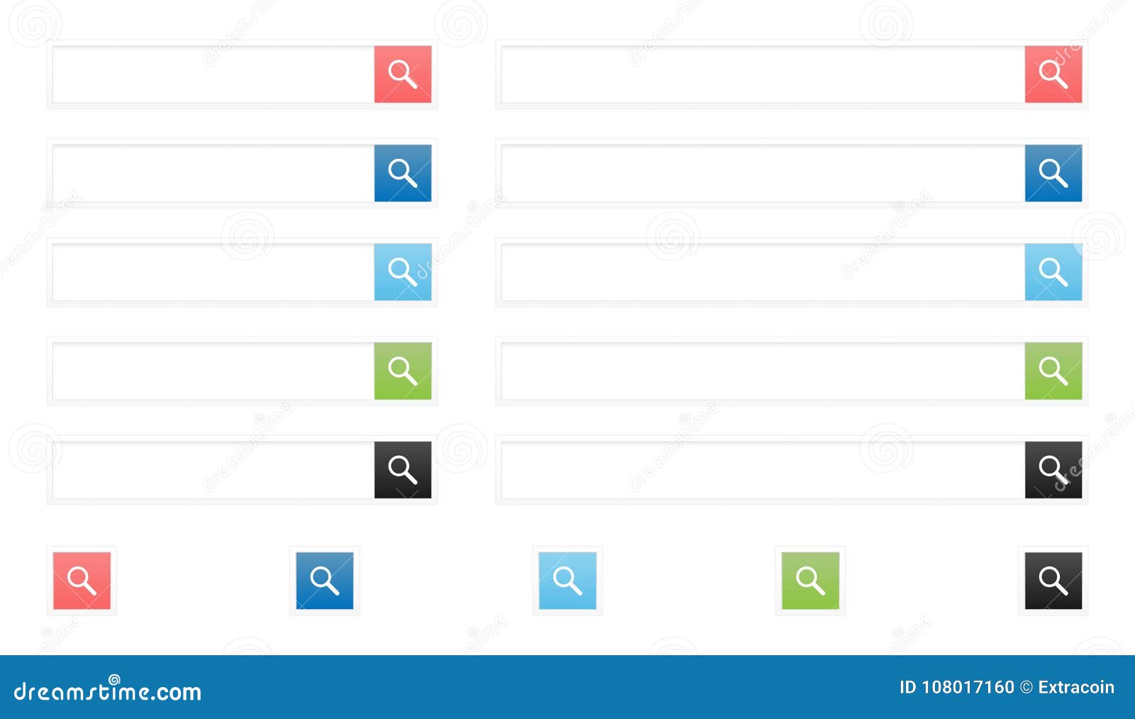 Search bar design stock vector. Illustration of sign - 108017160