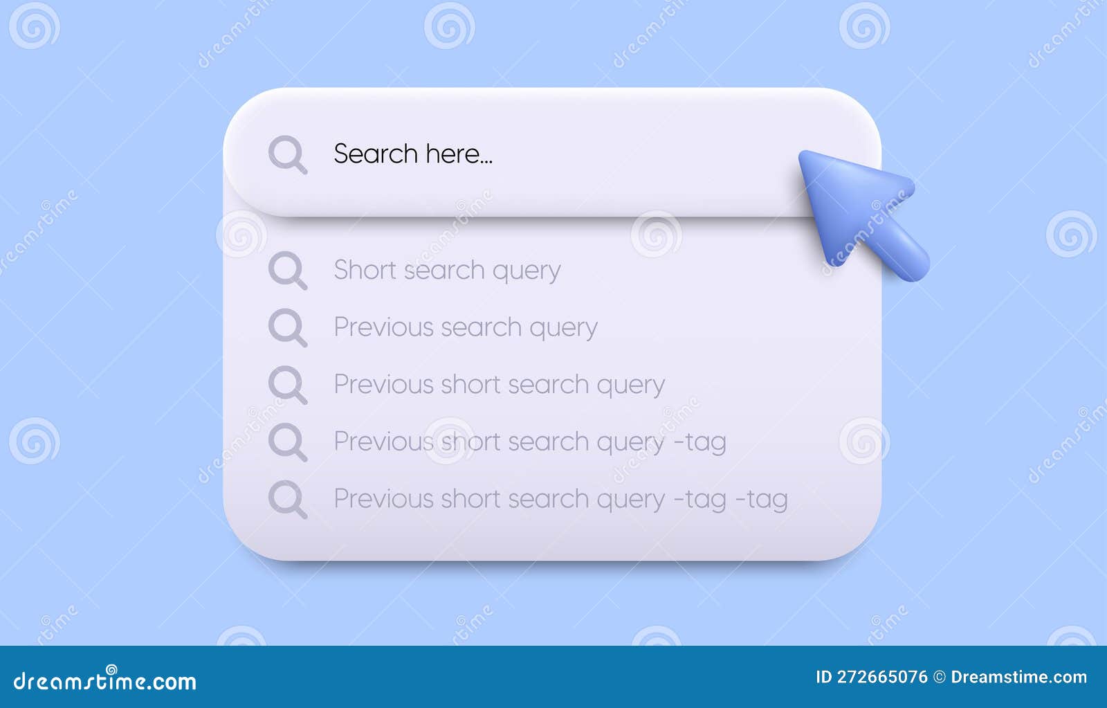 Search Bar with Drop-down Box for Web Interface Design. Search Bar ...