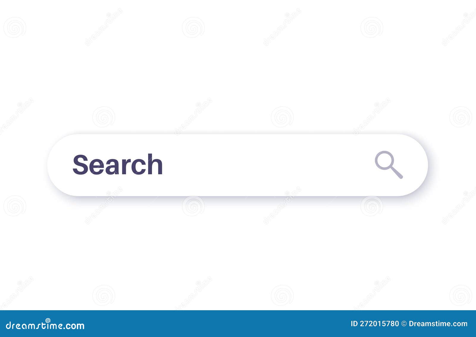 Search box control stock vector. Illustration of template - 272015780