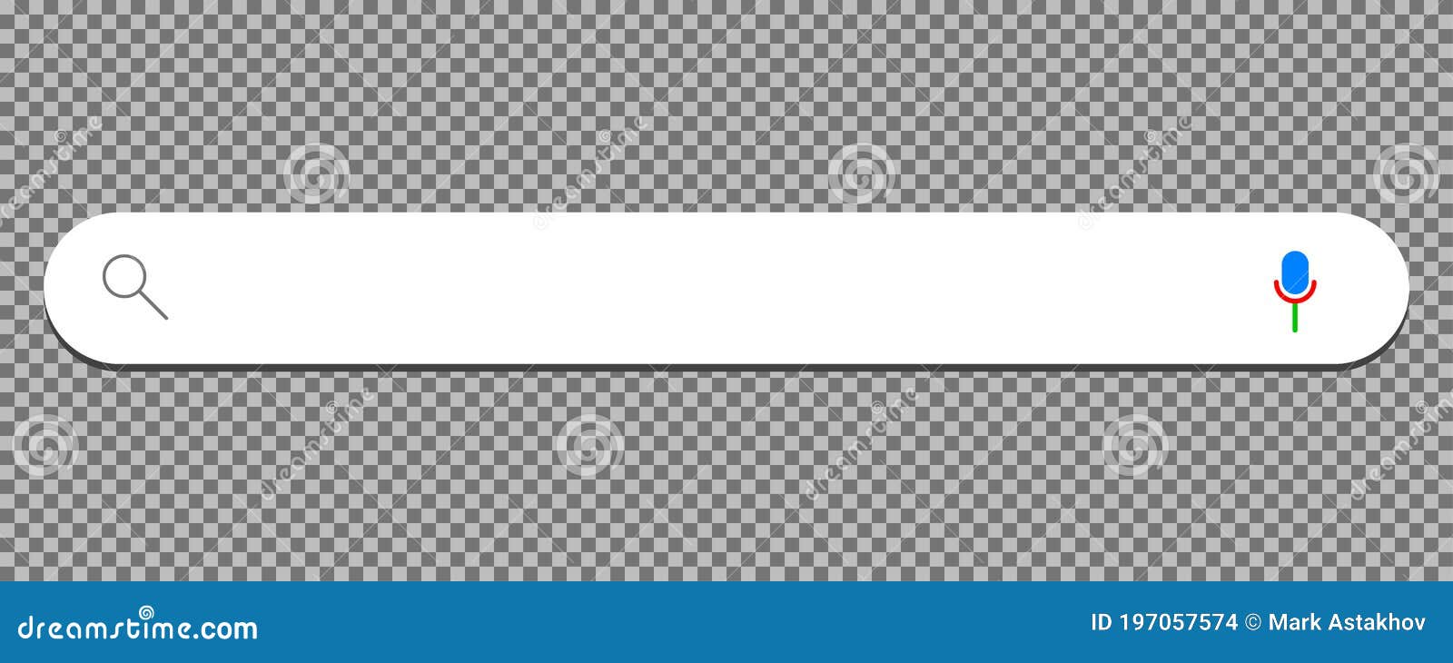 Search Bar, Search Here Vector Icon on Transparent Background Stock ...