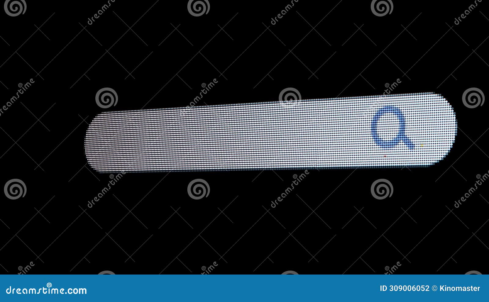 Search Bar Icon on LED Display Panel Stock Photo - Image of magnifying ...