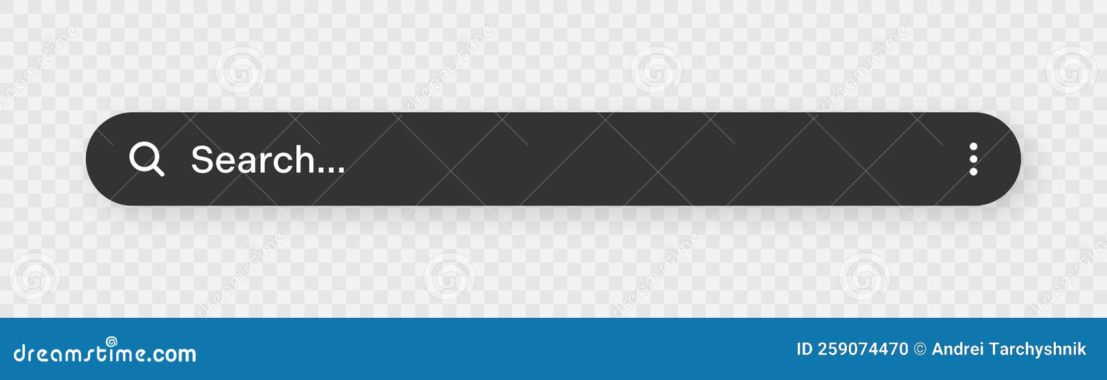 Search Bar with Round Corners. Internet Browser Engine with Search Box ...