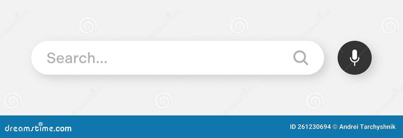 Search Bar with Round Corners. Internet Browser Engine with Search Box ...