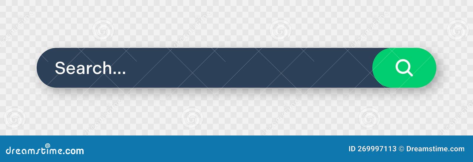 Search Bar with Round Corners. Internet Browser Engine with Search Box ...