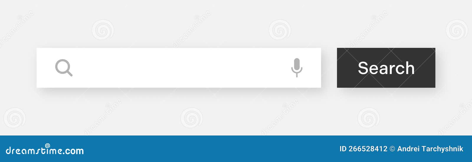 Search Bar Template. Internet Browser Engine with Search Box, Address ...