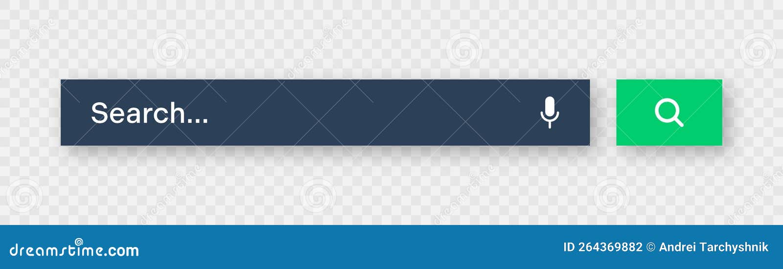 Search Bar Template. Internet Browser Engine with Search Box, Address ...