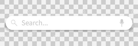 Search Bar Template. Vector Isolated Search Here Illustration Stock ...