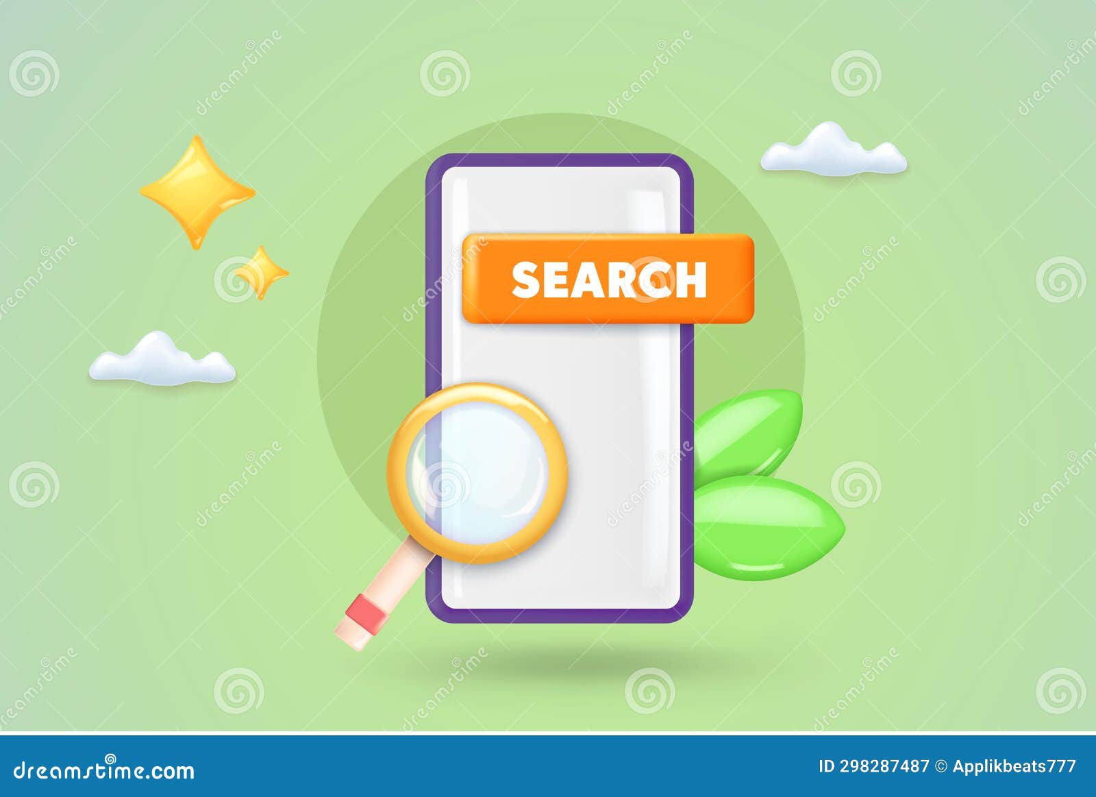 Search Bar Template for Website. Navigation Search for Browser Stock ...
