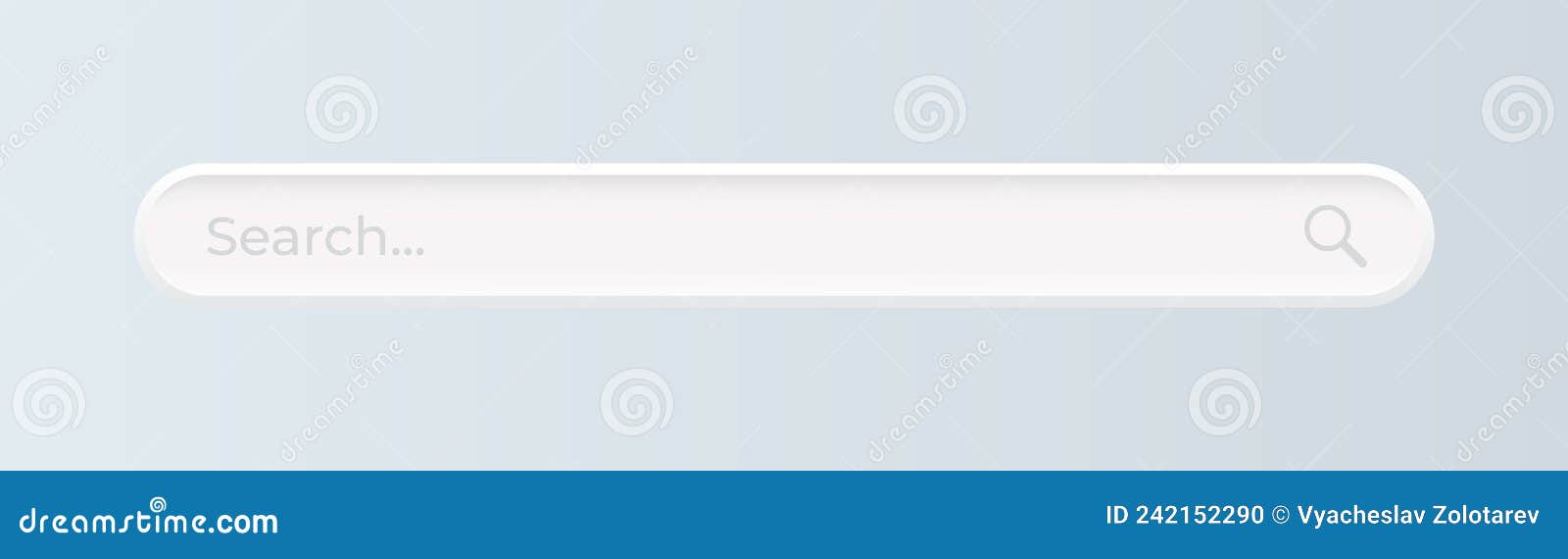Search bar ui. stock vector. Illustration of site, information - 242152290
