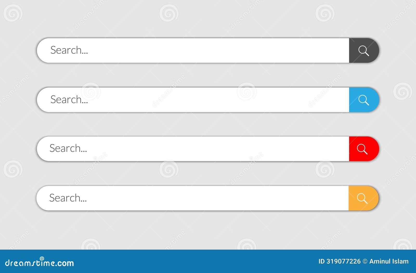 Search Bar for User Interface, Web, Ui, Colored Search Box with Shadow ... Search Bar for User Interface, Web, Ui, Colored Search Box with Shadow ...