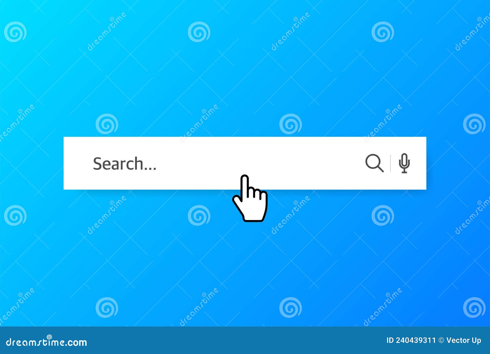 Search Bar Vector Element Design. Ui Template Isolated on White ...