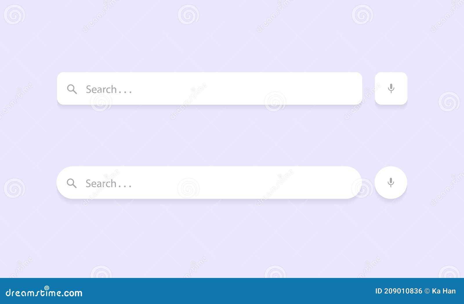 Search Bar Vector Illustration in Flat Design Stock Vector ...