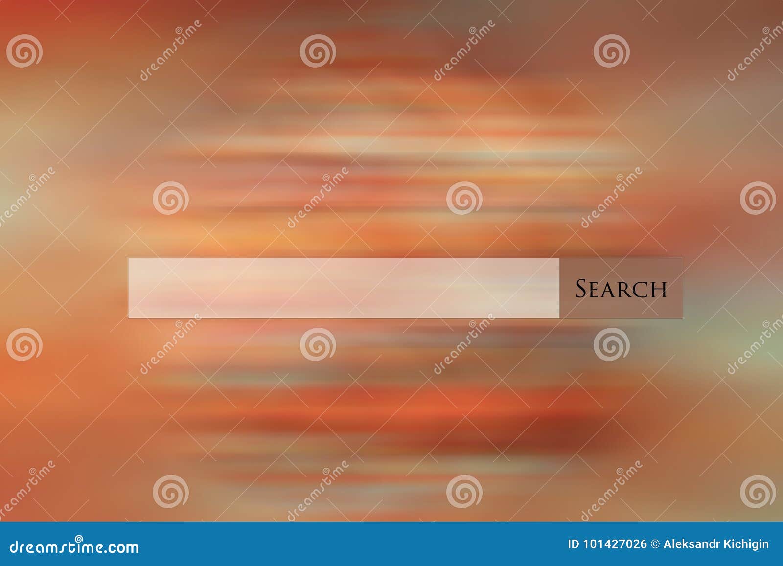 Search Bar Web on Multi Colored Abstract Background Stock Illustration ...