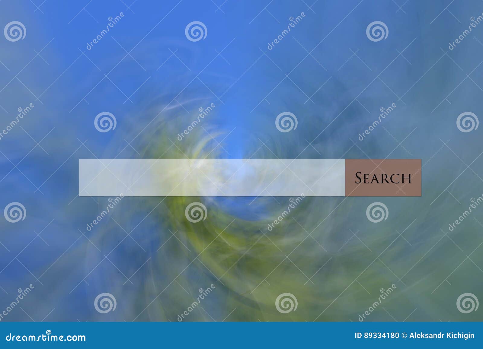 Search Bar Web on Multi Colored Abstract Background Stock Illustration ...