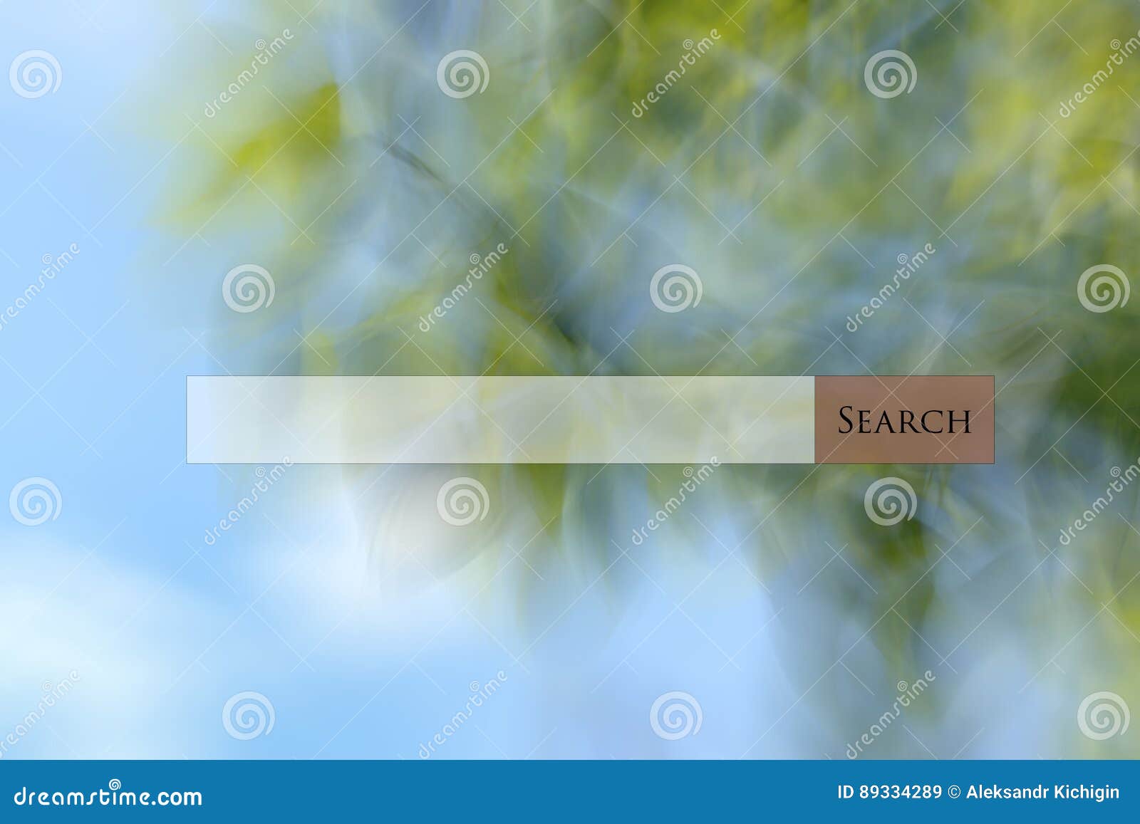 Search Bar Web on Multi Colored Abstract Background Stock Illustration ...