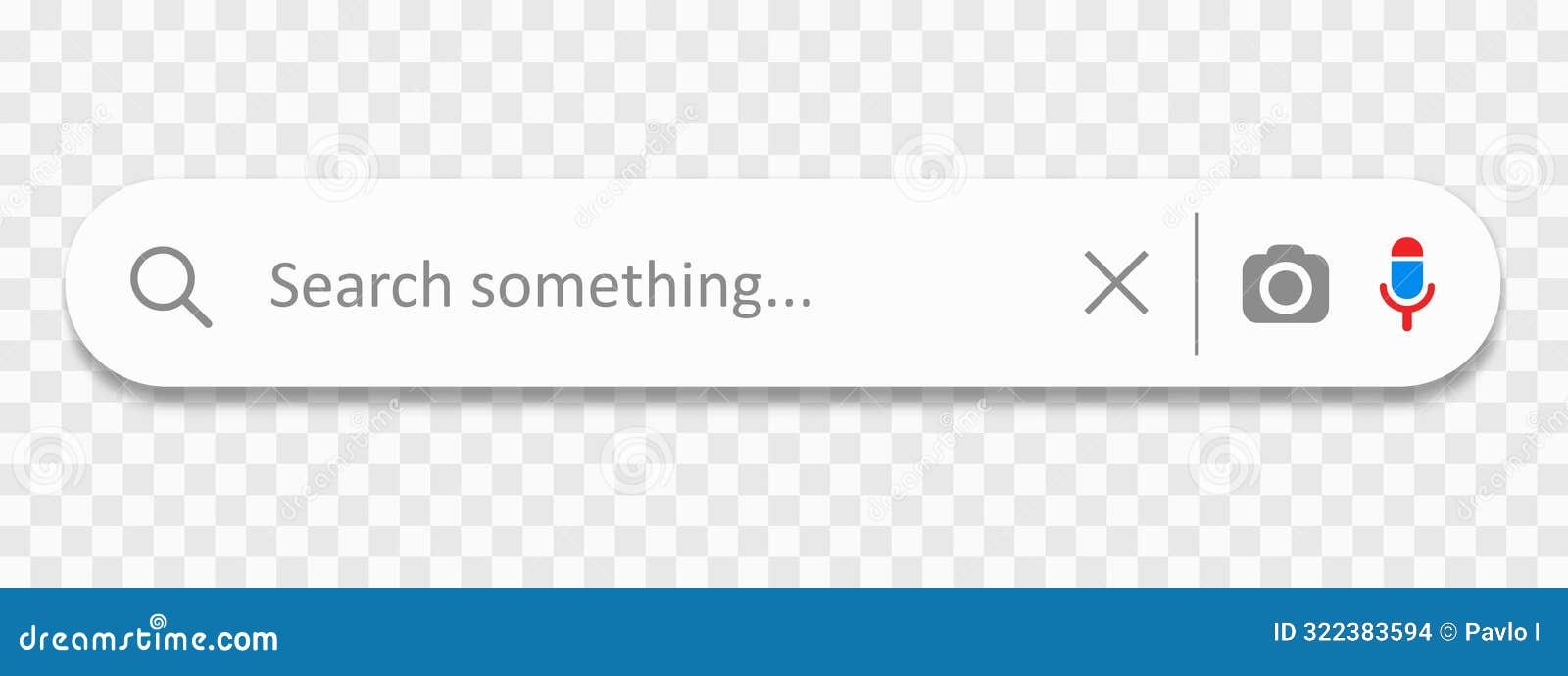 Search Bar Web Page Internet Browser Button, Search Box Template for UI ...