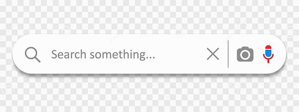 Search Bar Web Page Internet Browser Button, Search Box Template for UI ...