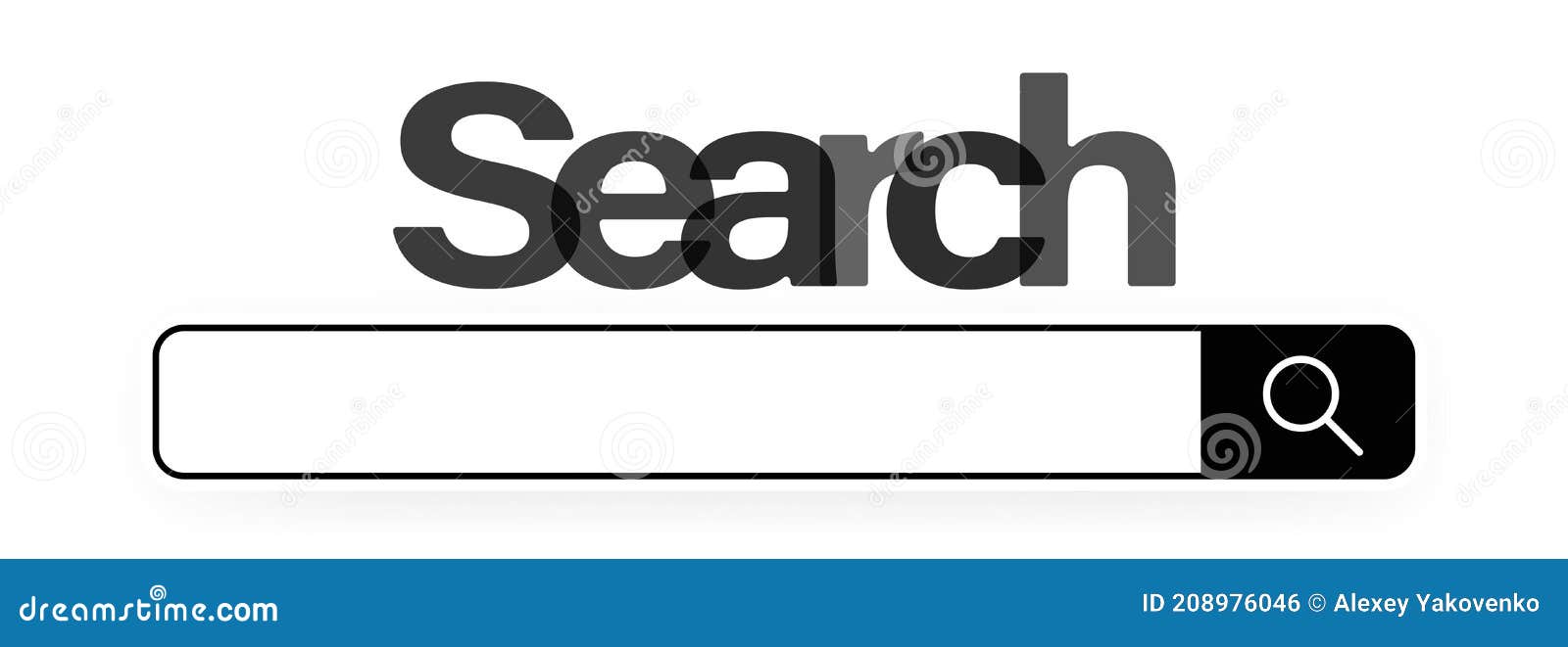 Search Bar. Search Window with Shadow. Search Boxes with Shadow on ...