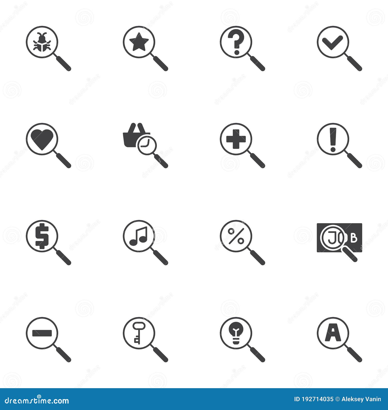 Basic Vector Icon Pack. Modern Design Icons For Website Or Presentation ...