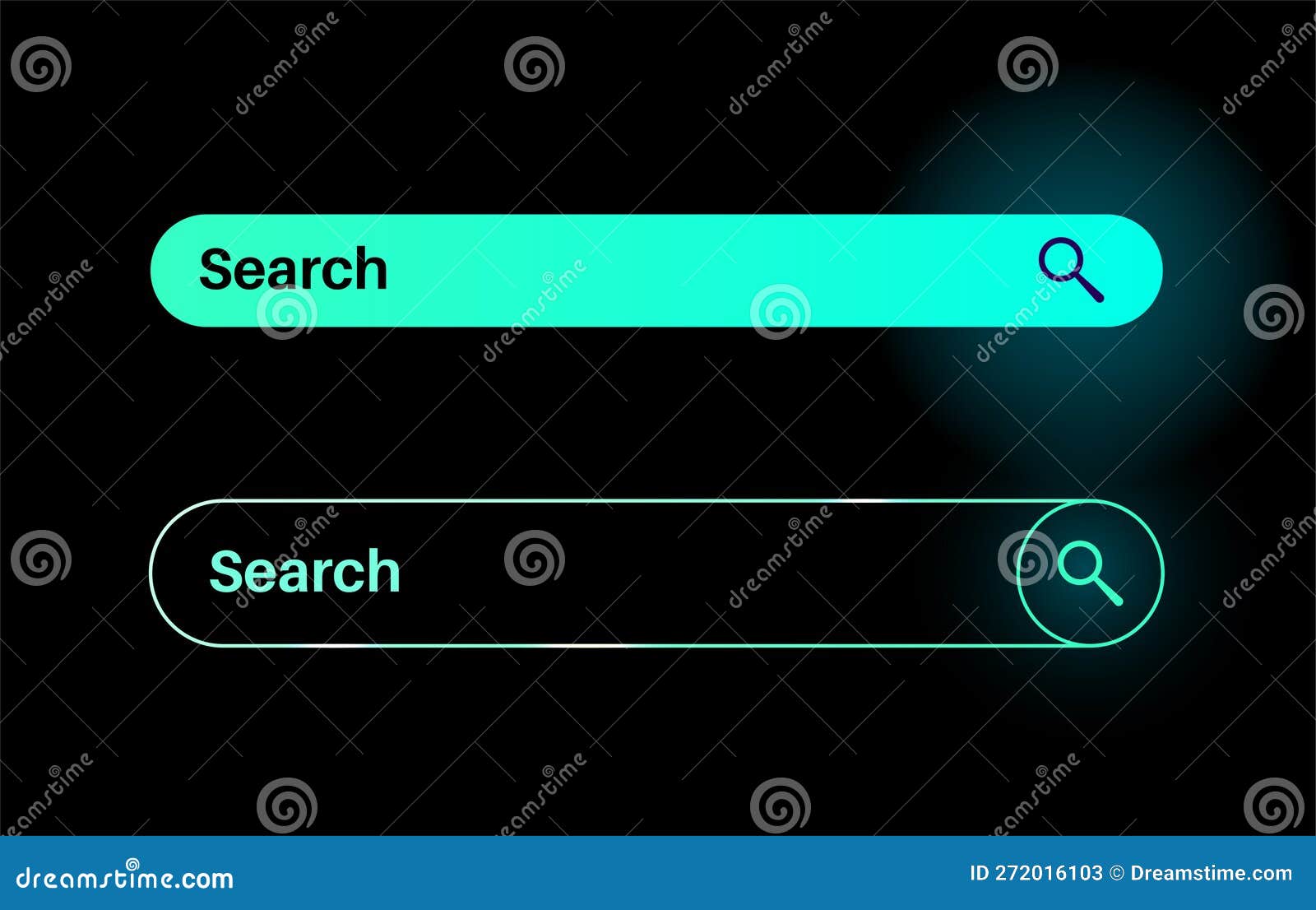 Search box control stock vector. Illustration of form - 272016103