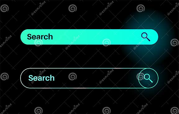 Search box control stock vector. Illustration of form - 272016103