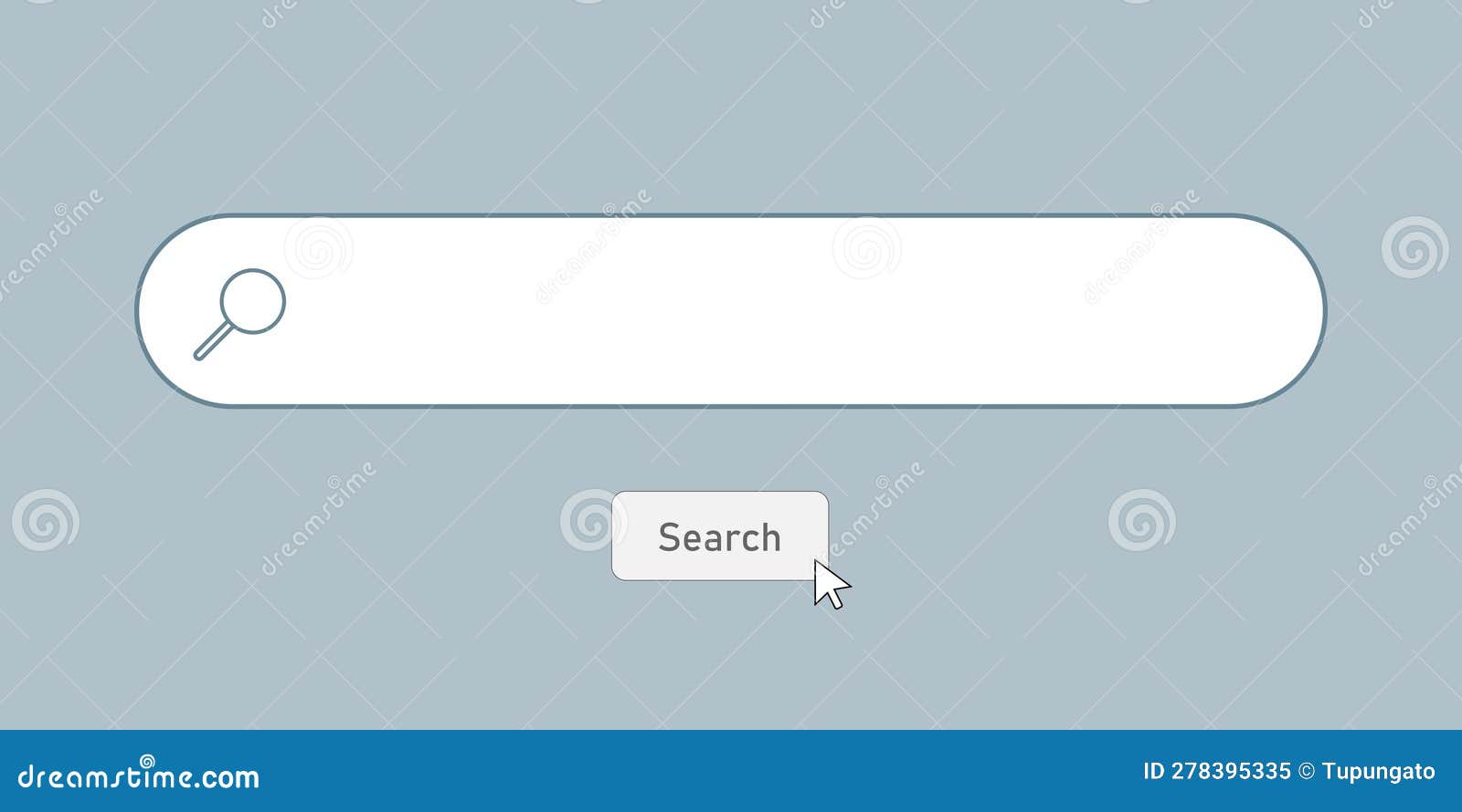 Search box vector mockup stock vector. Illustration of design - 278395335