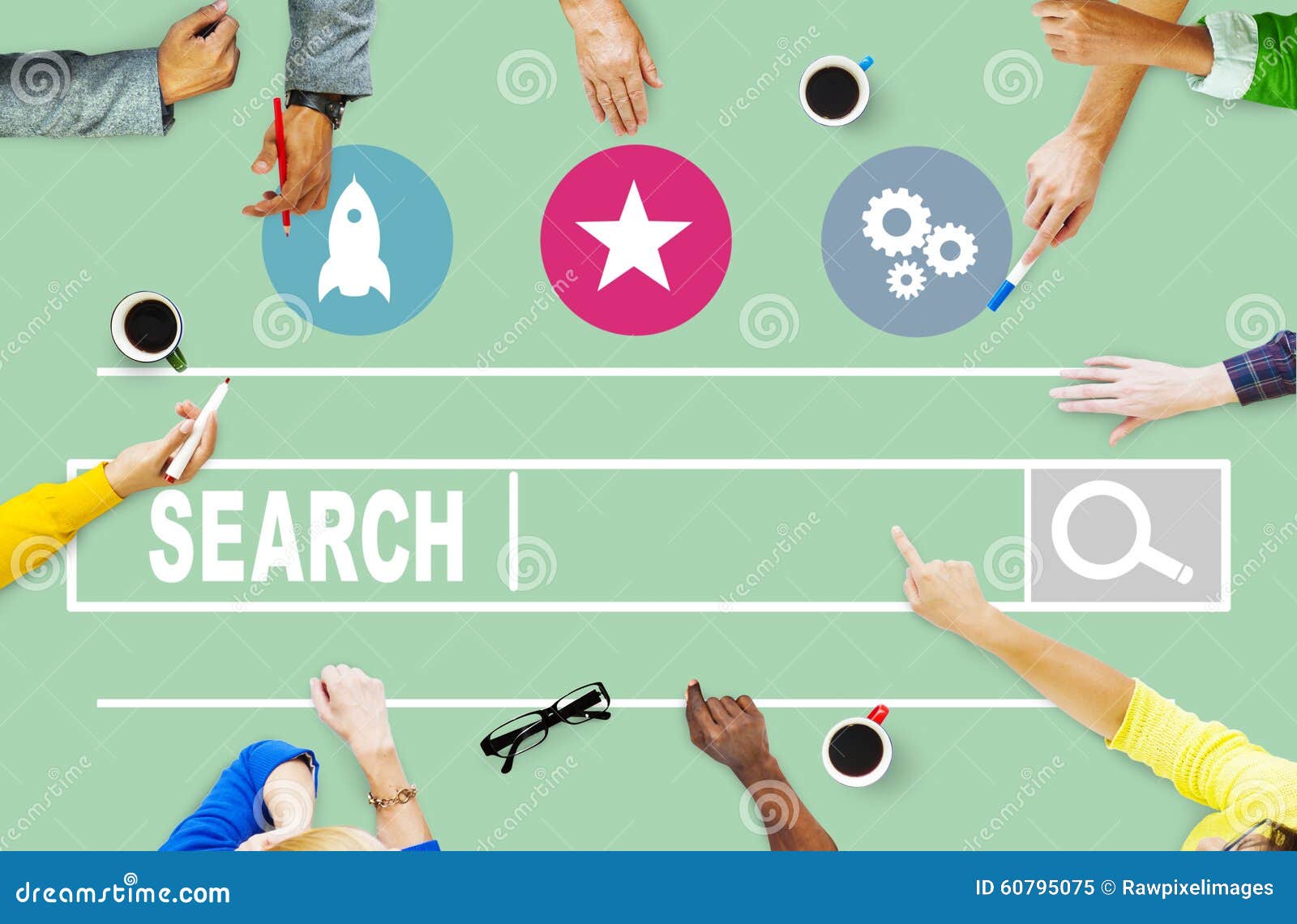 Search Browsing Web Internet Information Online Concept Stock Image ...