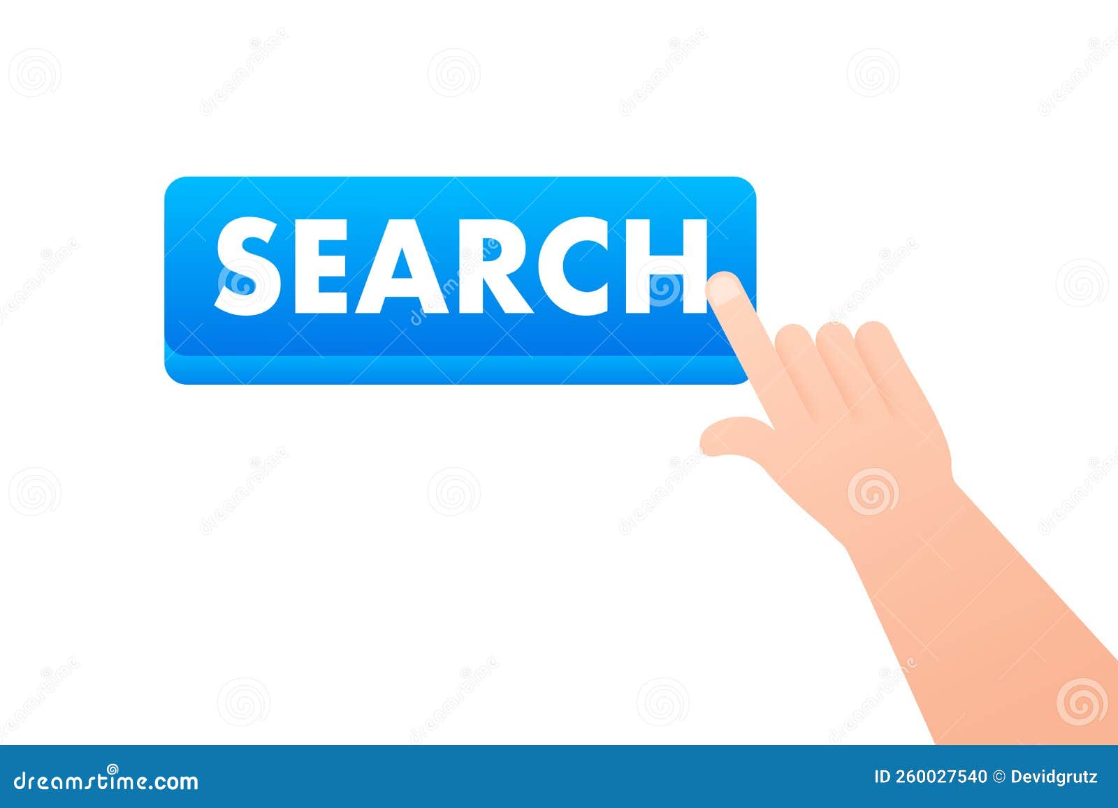 Search Button and Click, Search Bar for Browser. Vector Stock ...