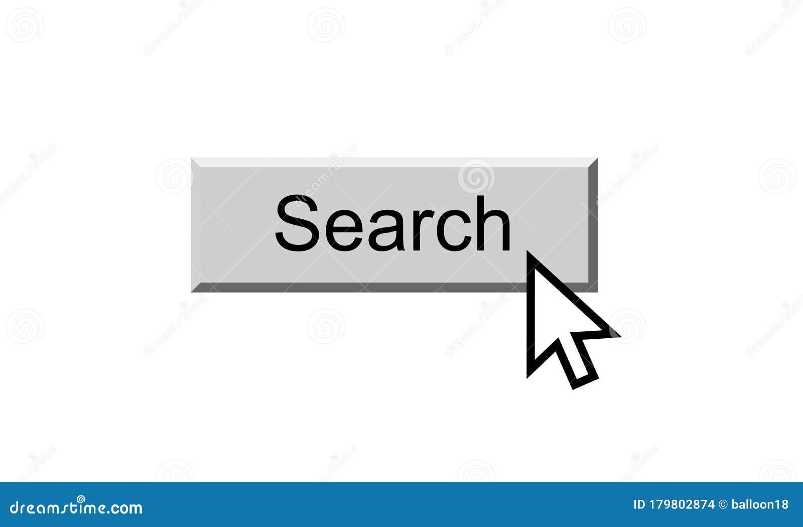 Search button key stock illustration. Illustration of element - 179802874