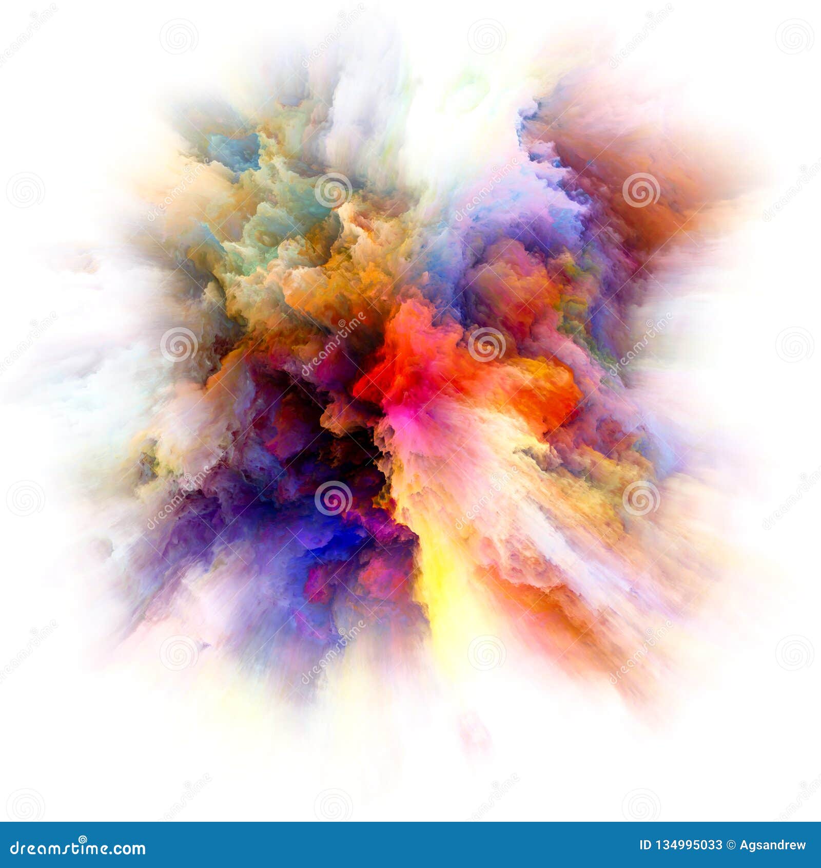 In Search of Color Splash Explosion Stock Illustration - Illustration ...