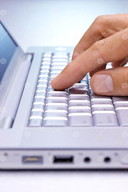 Search Computer Keys Hand stock image. Image of finger - 8322489