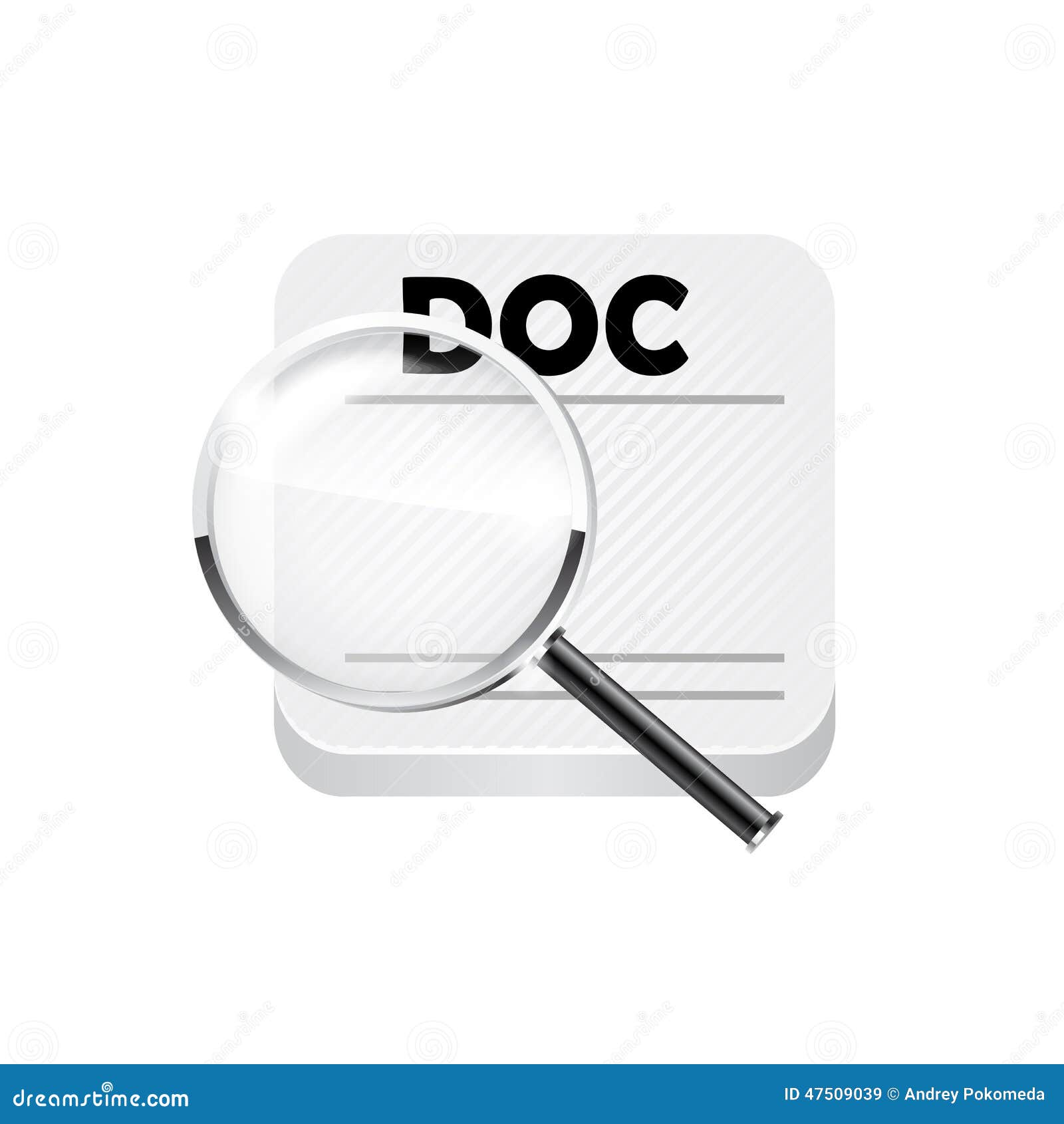 Search documents. Vector stock vector. Illustration of isolated - 47509039