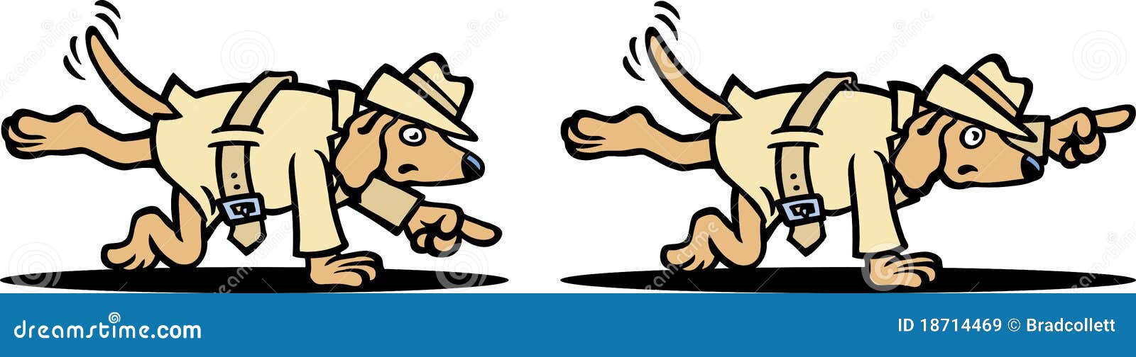 Search Dog stock vector. Illustration of rescue, finding - 18714469