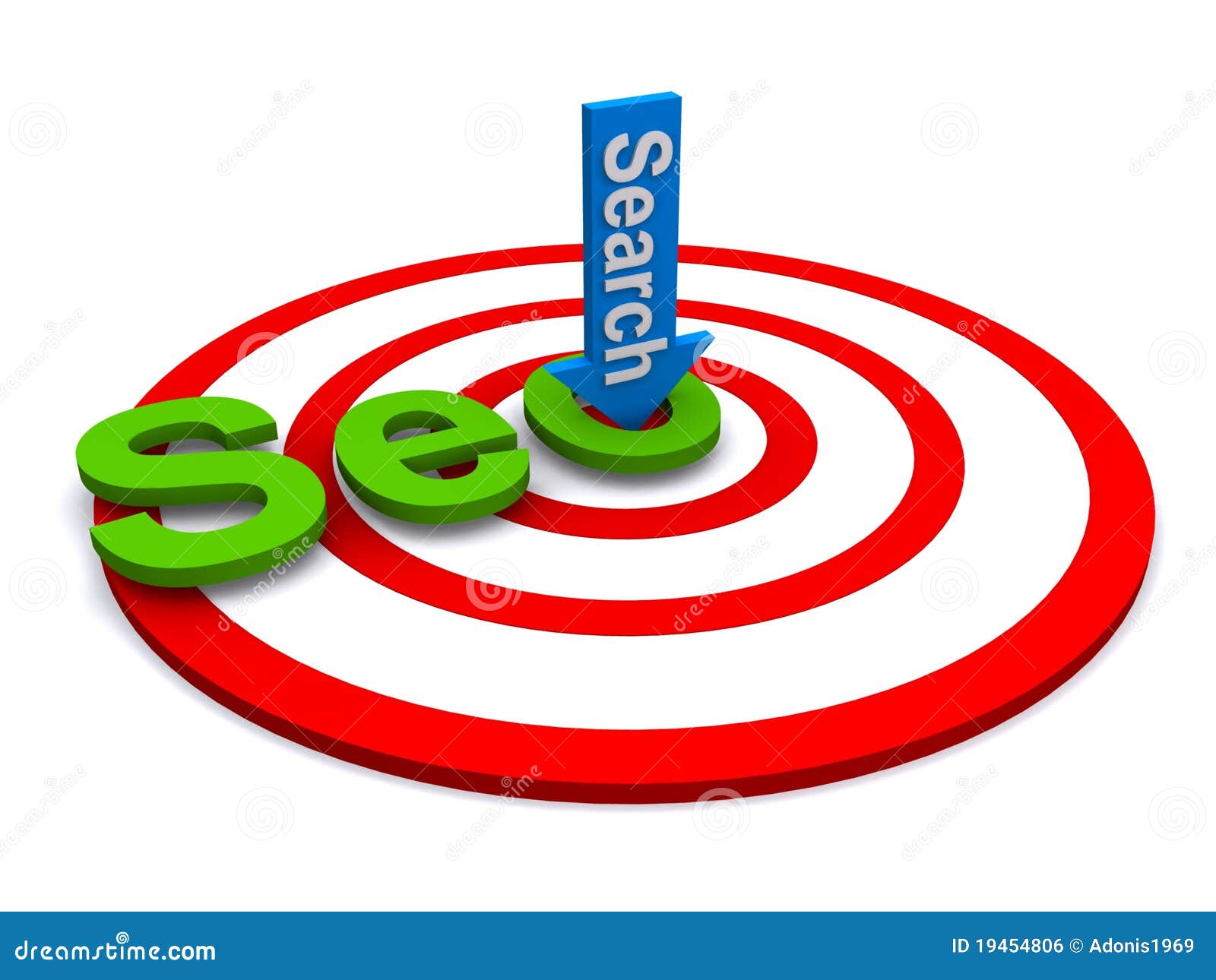 SEO - Search Engine Symbol With Gears Cartoon Vector | CartoonDealer ...