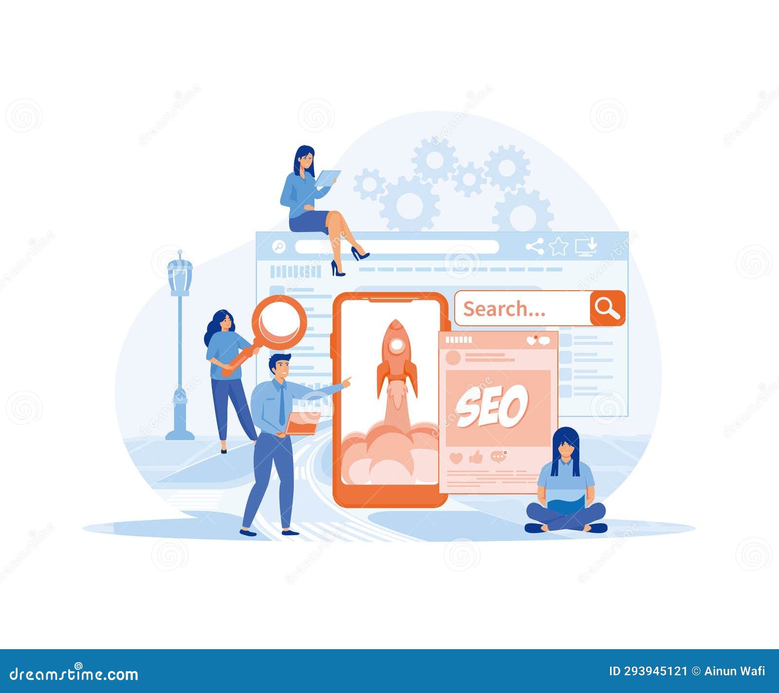 Search Engine Optimisation Concept, SEO Optimisation Concept Stock ...