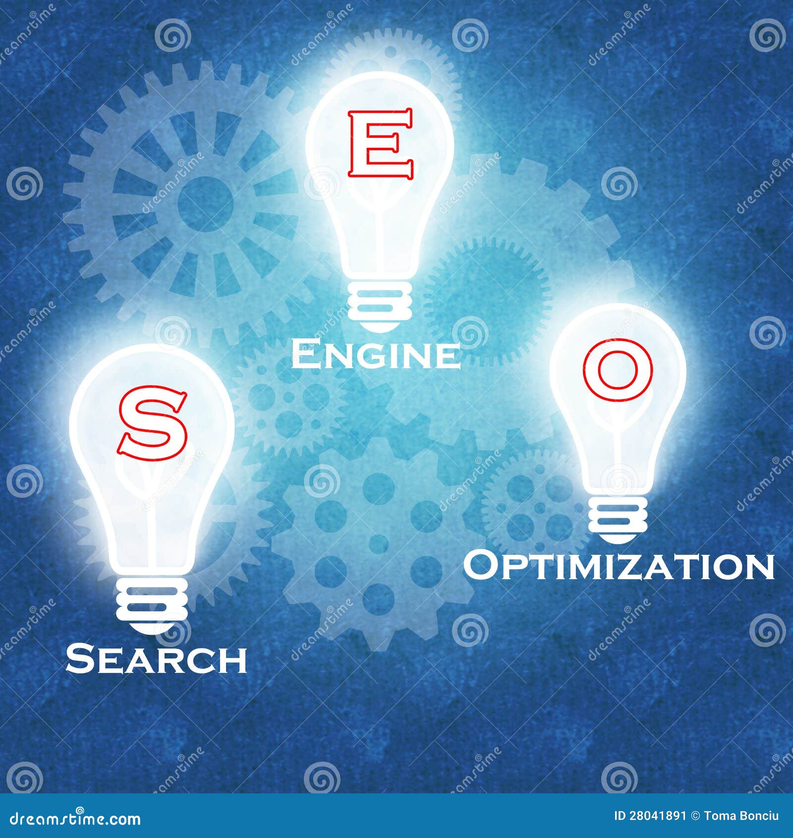 Search Engine Optimization & Business Success Stock Illustration ...