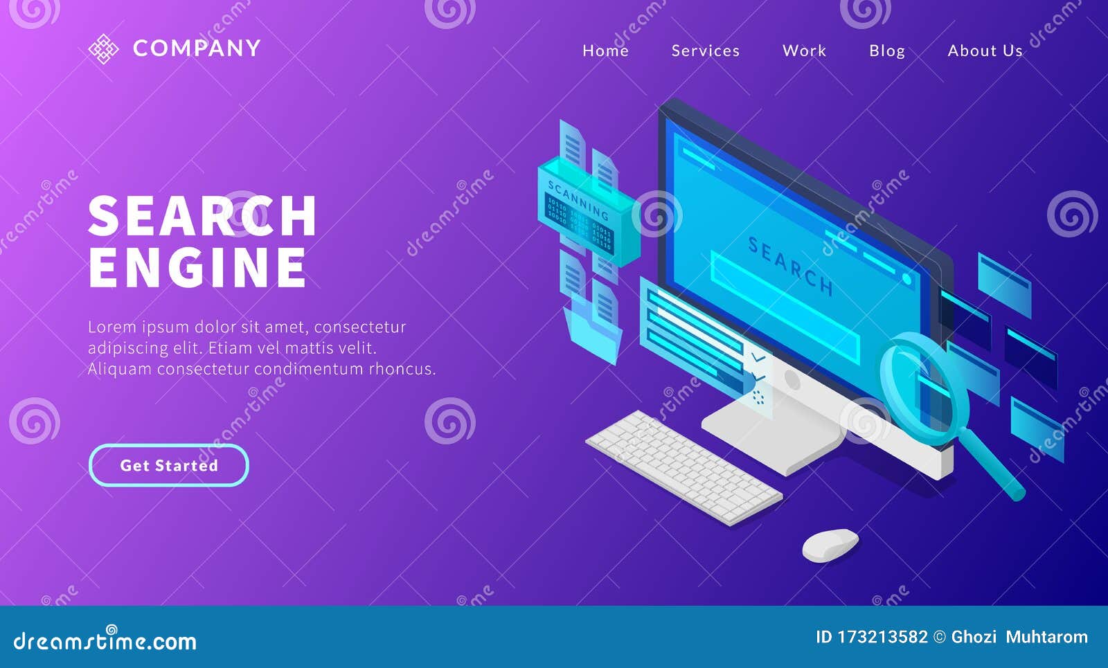 Search Engine Optimization Concept with Computer Screen and Search Page ...