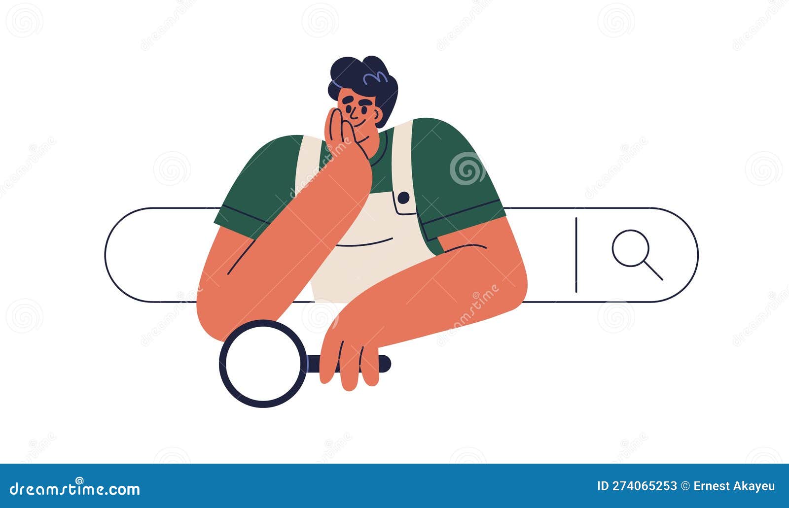 Customers Magnifier Means Consumers Purchaser And Magnifying Royalty ...