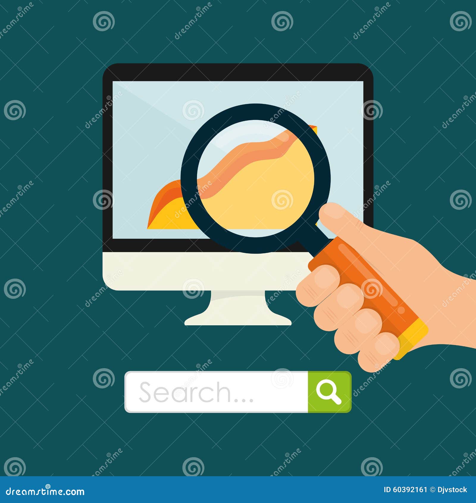 Search Engine Optimization Design Stock Vector - Illustration of ...