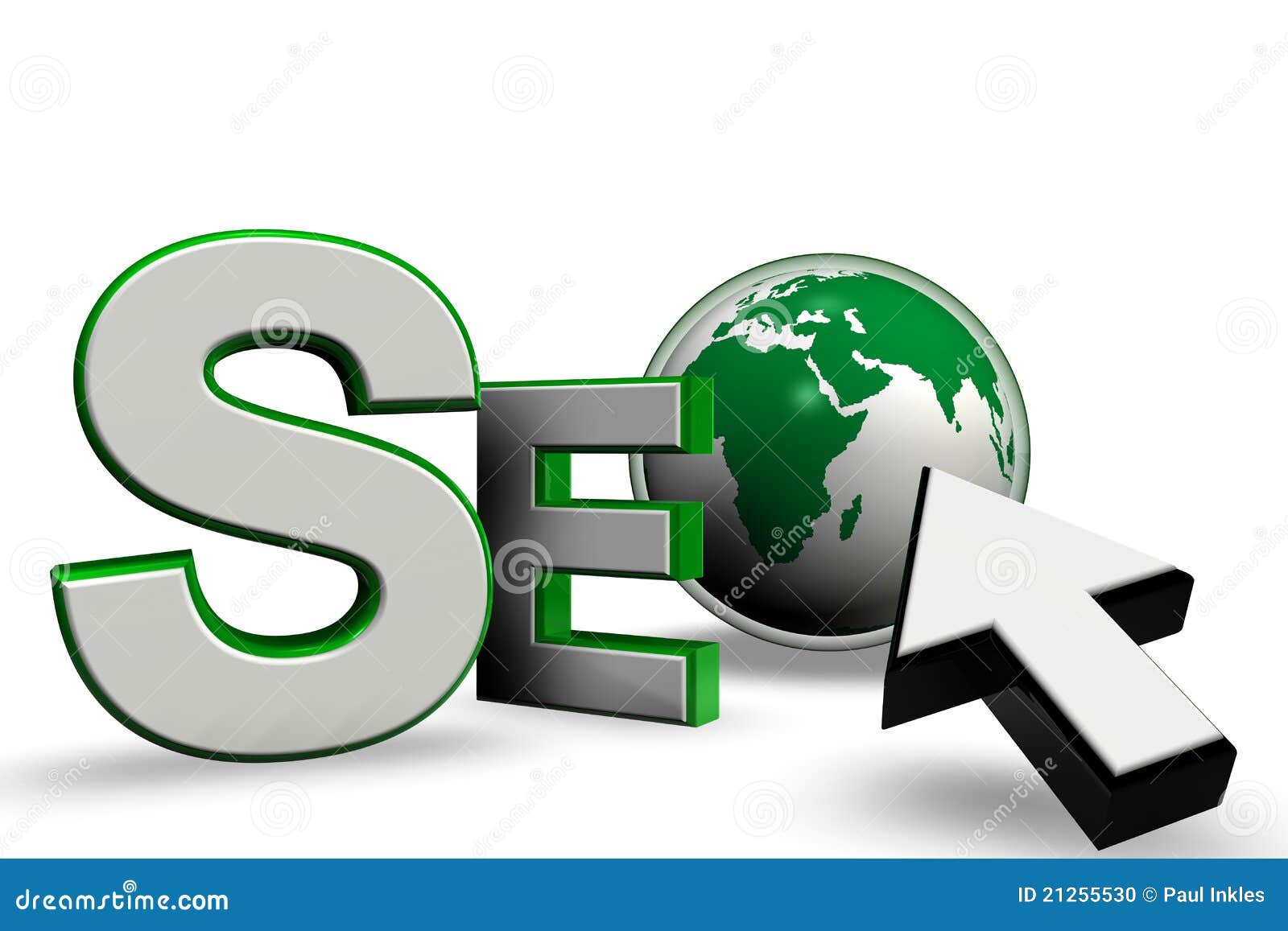 Search Engine Optimization Green Stock Illustration - Illustration of ...