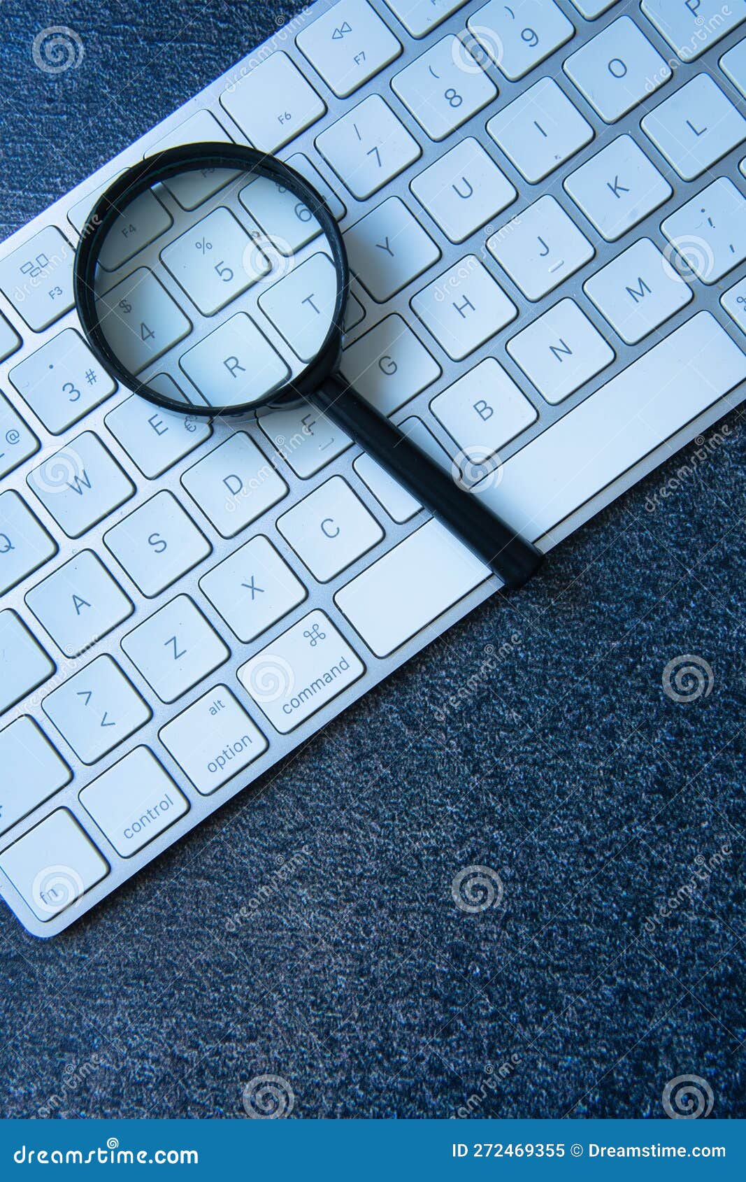 Search Engine Optimization. Keyboard and Magnifying Glass Stock Image ...