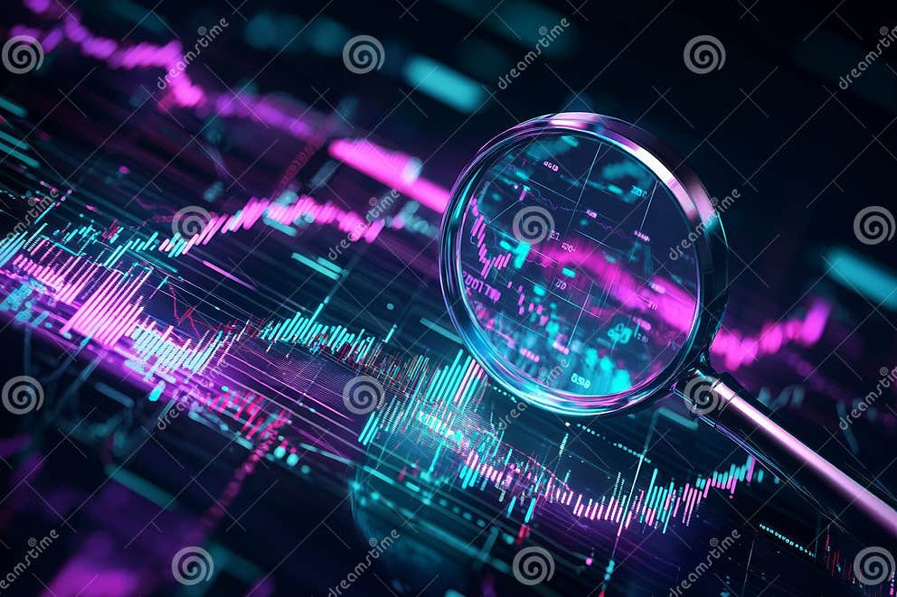 Search Engine Optimization, a Magnifier, Charts, Graphs, an Ultraviolet ...