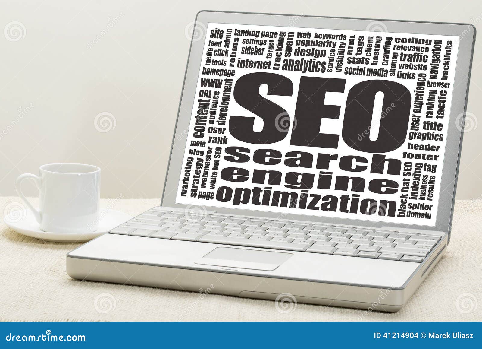Search Engine Optimization - SEO Stock Photo - Image of text, traffic ...