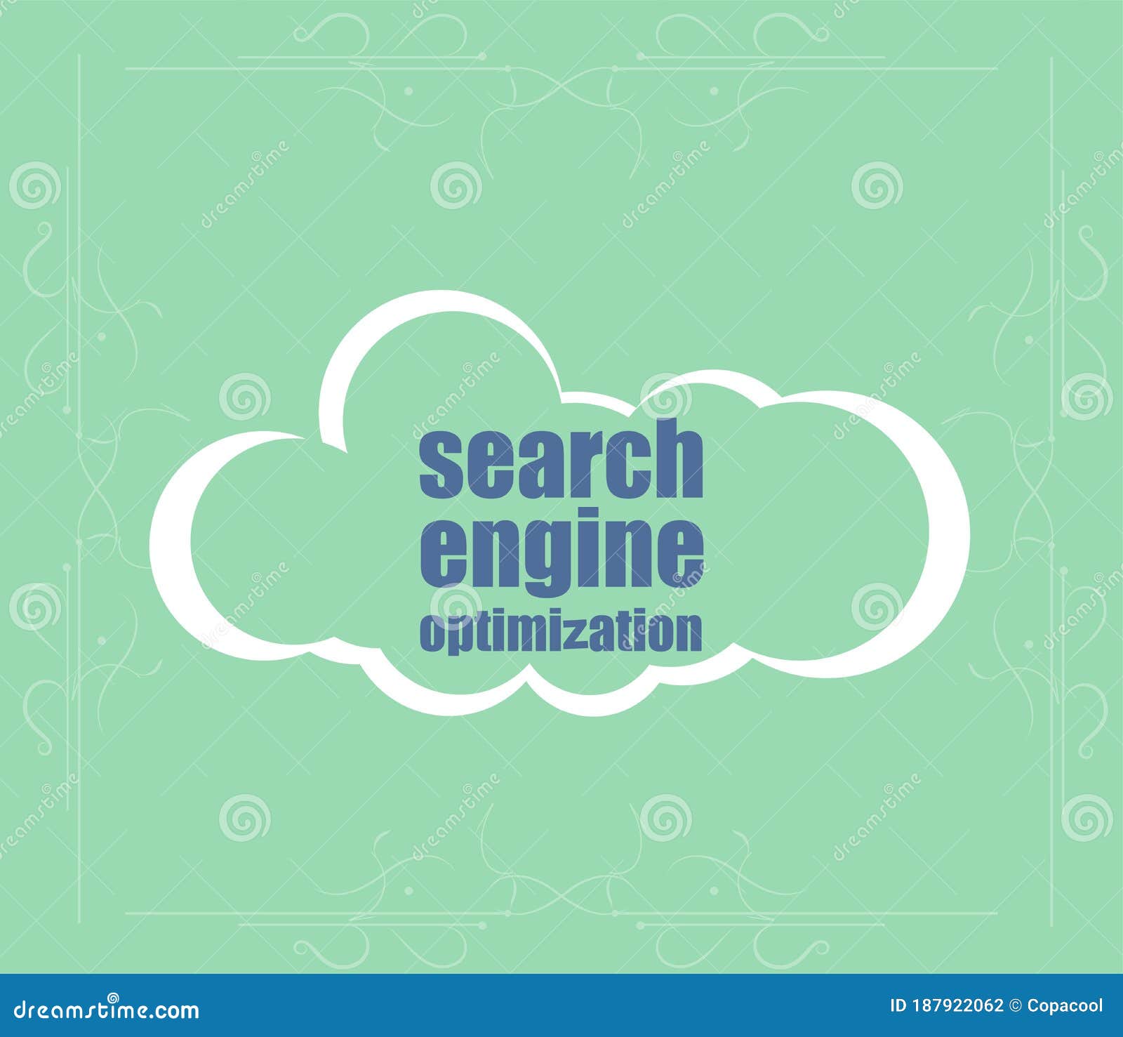 Search Engine Optimization Text. Information Concept . Word Cloud Stock ...