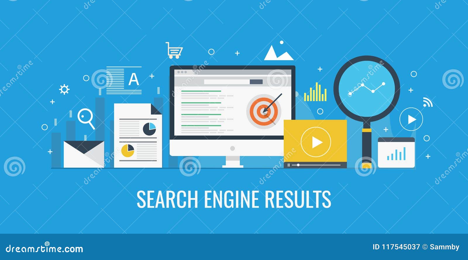 Search Engine Result Displaying on a Computer Screen, Serp, Search ...