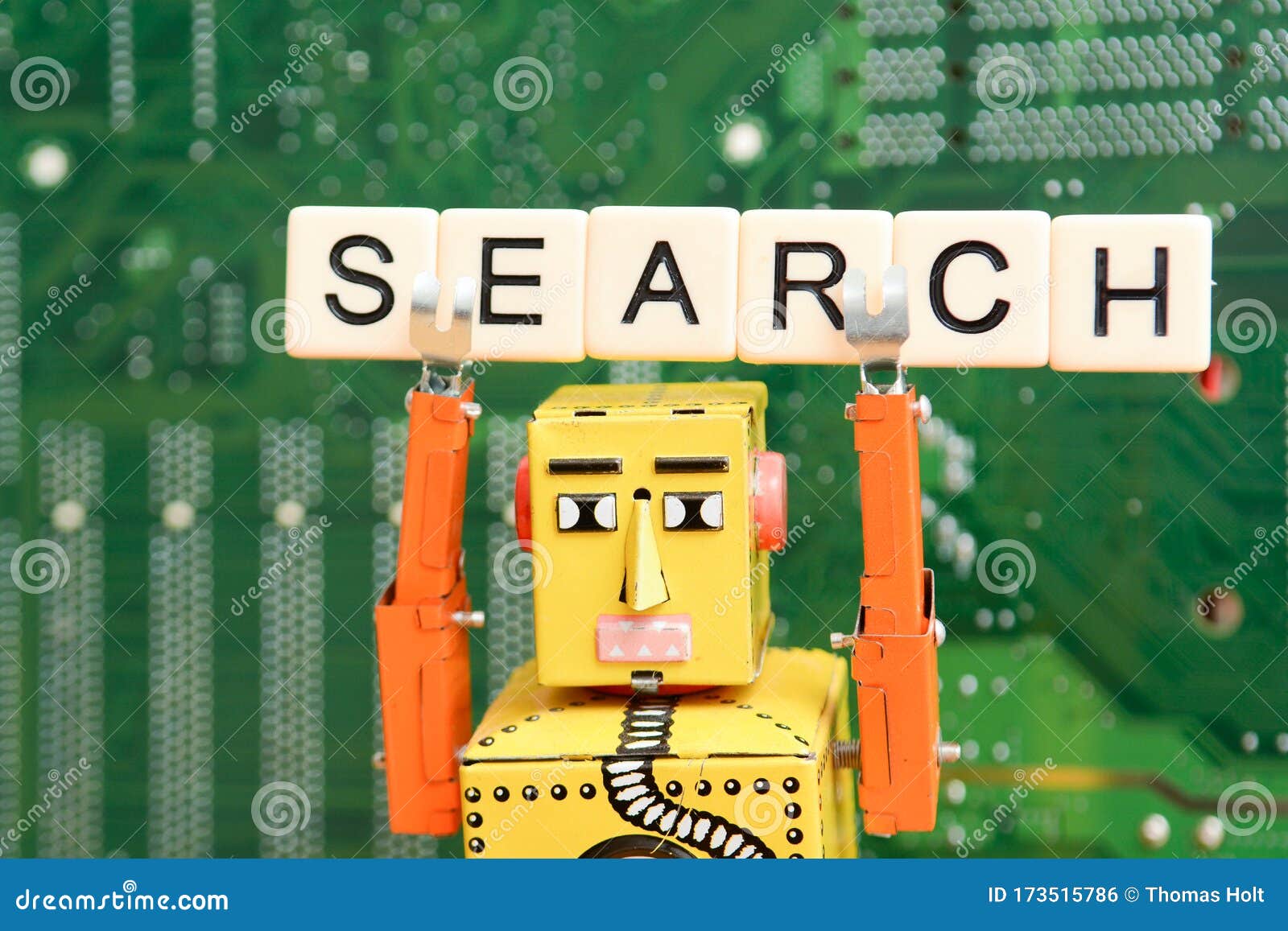 Search Engine Robot is Looking for the Best Online Website Metaphor ...